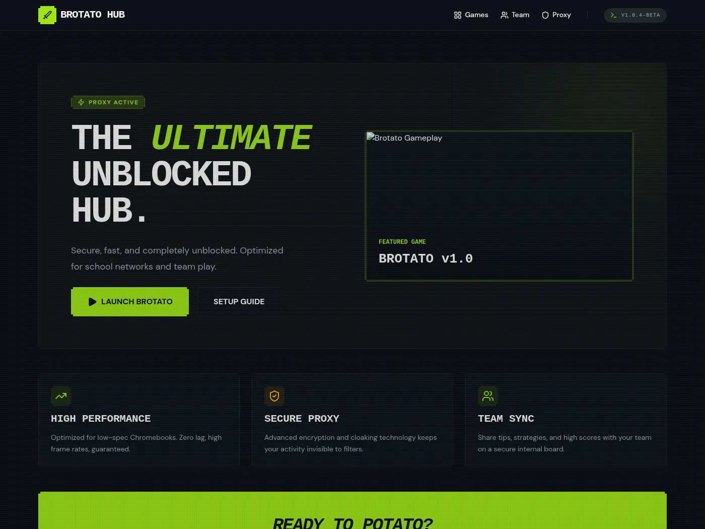 Brotato Game Hub