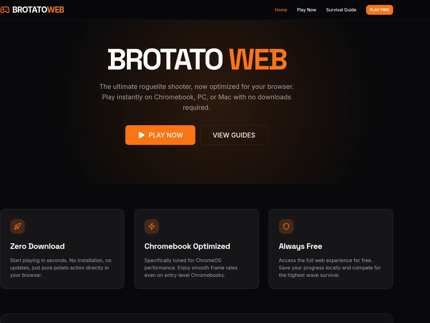 Brotato Web Arcade