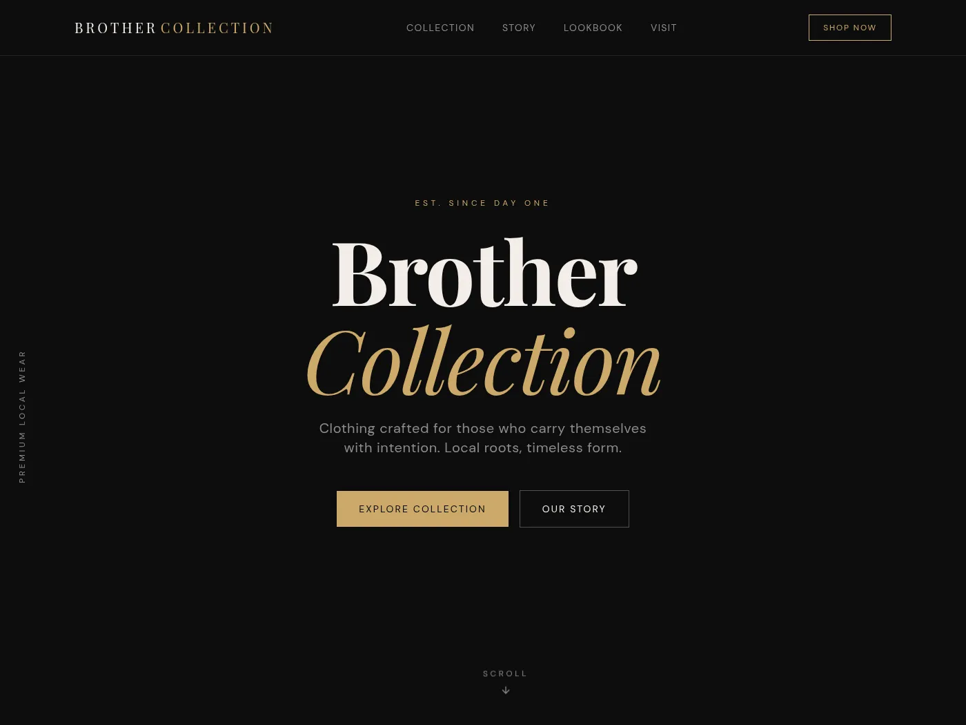 Brother Collection 3D Site