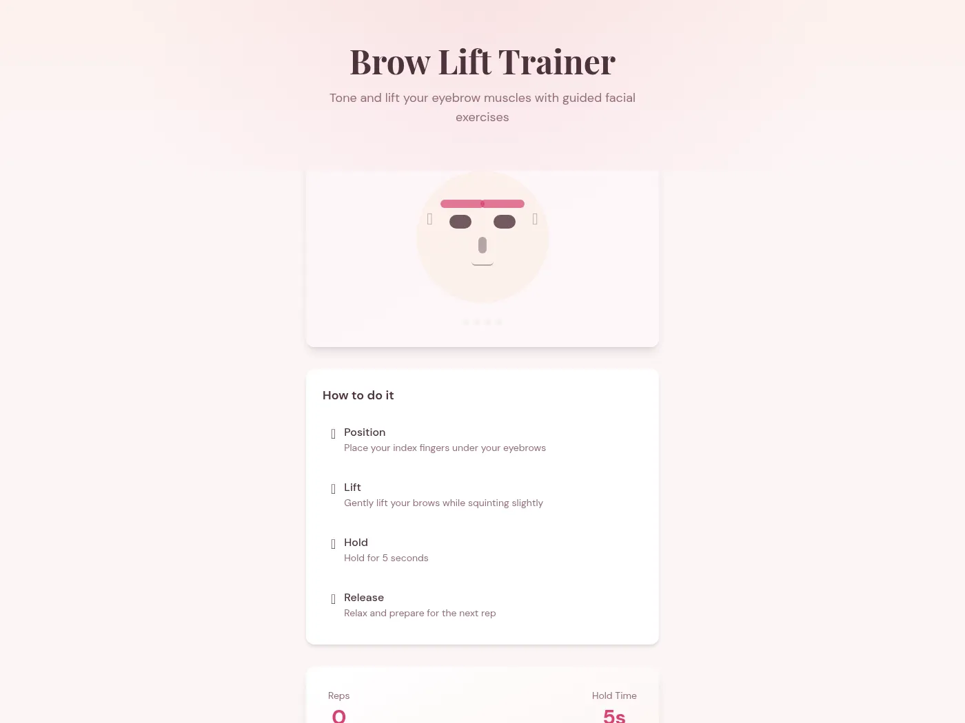Brow Lift Trainer