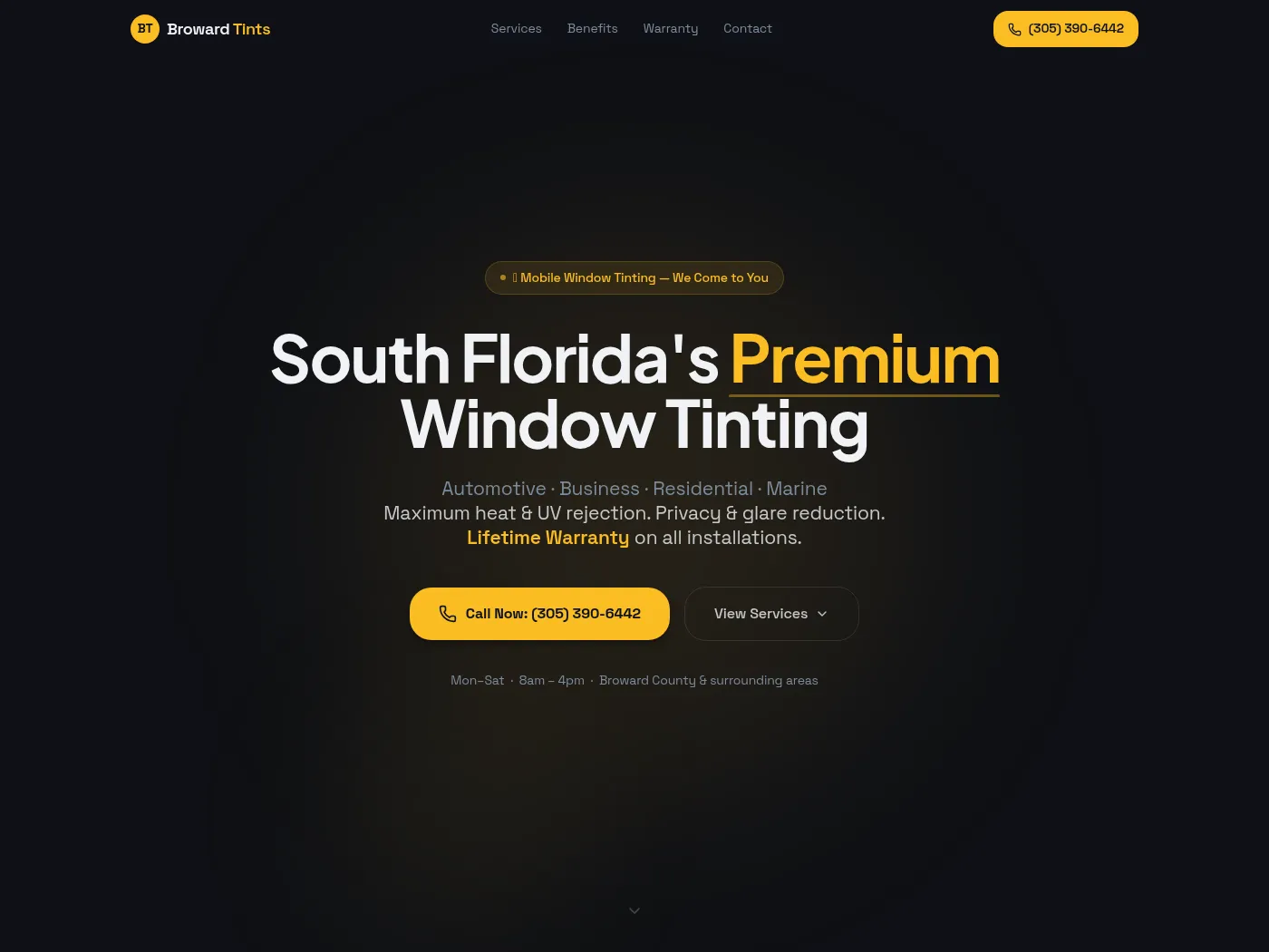Broward Tints Portal