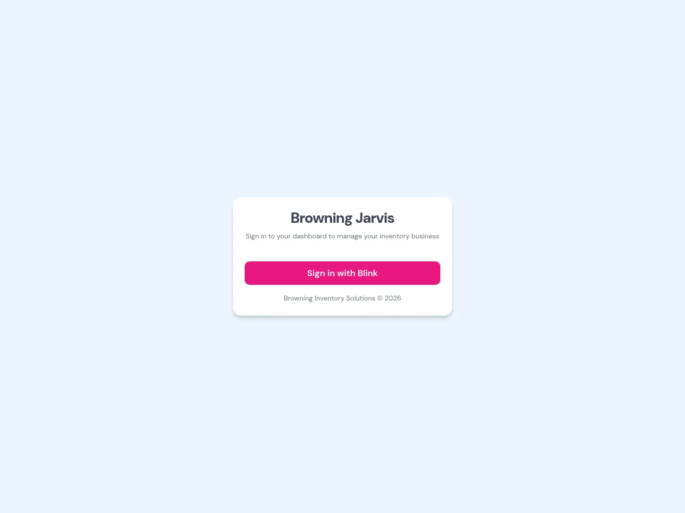 Browning Jarvis Dashboard