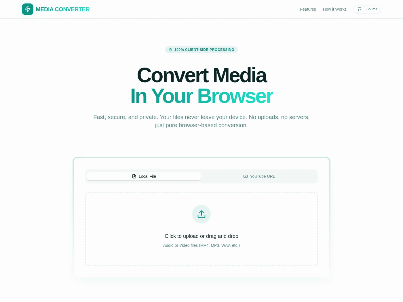 Browser Media Converter