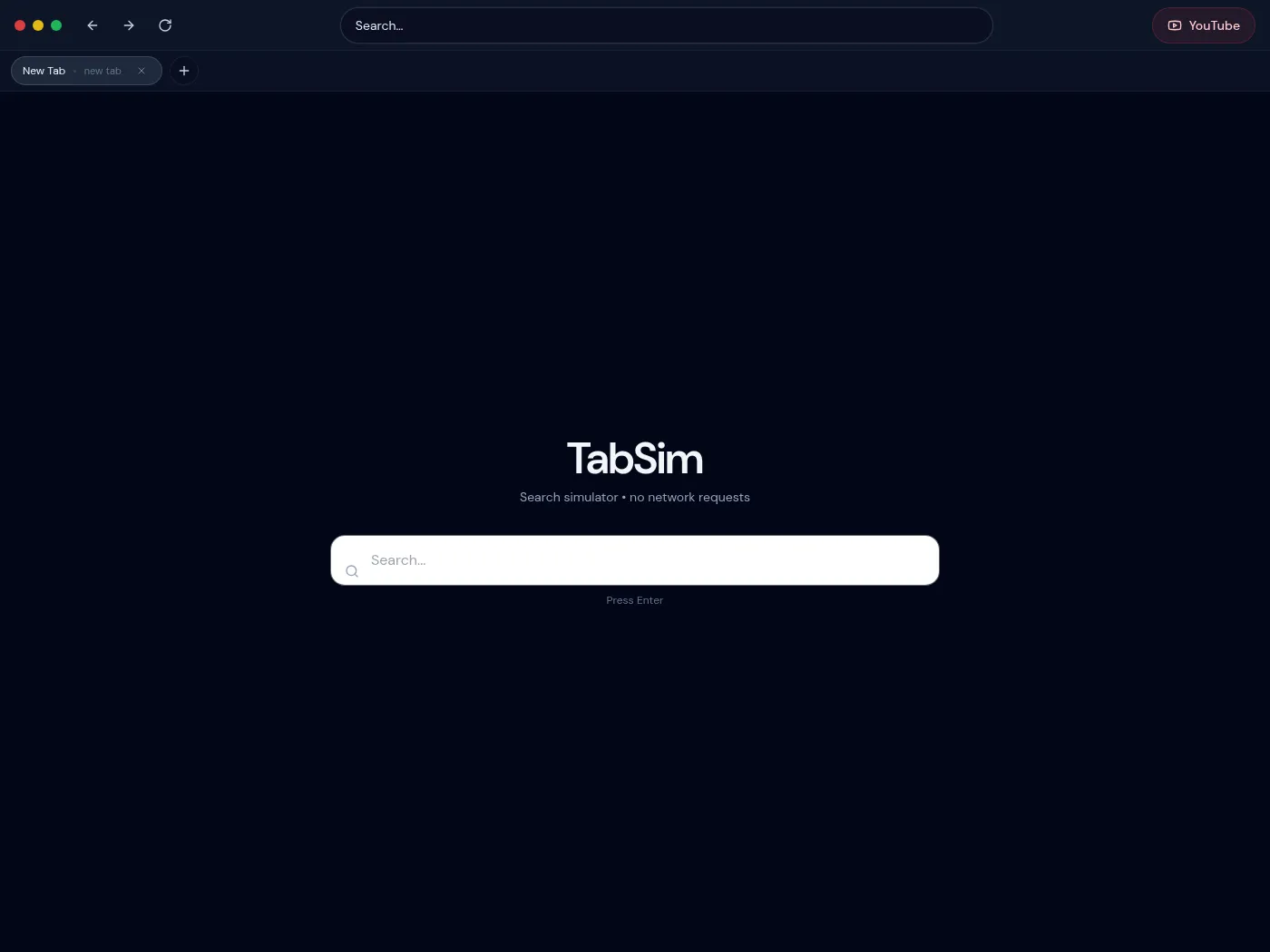 TabSim Browser