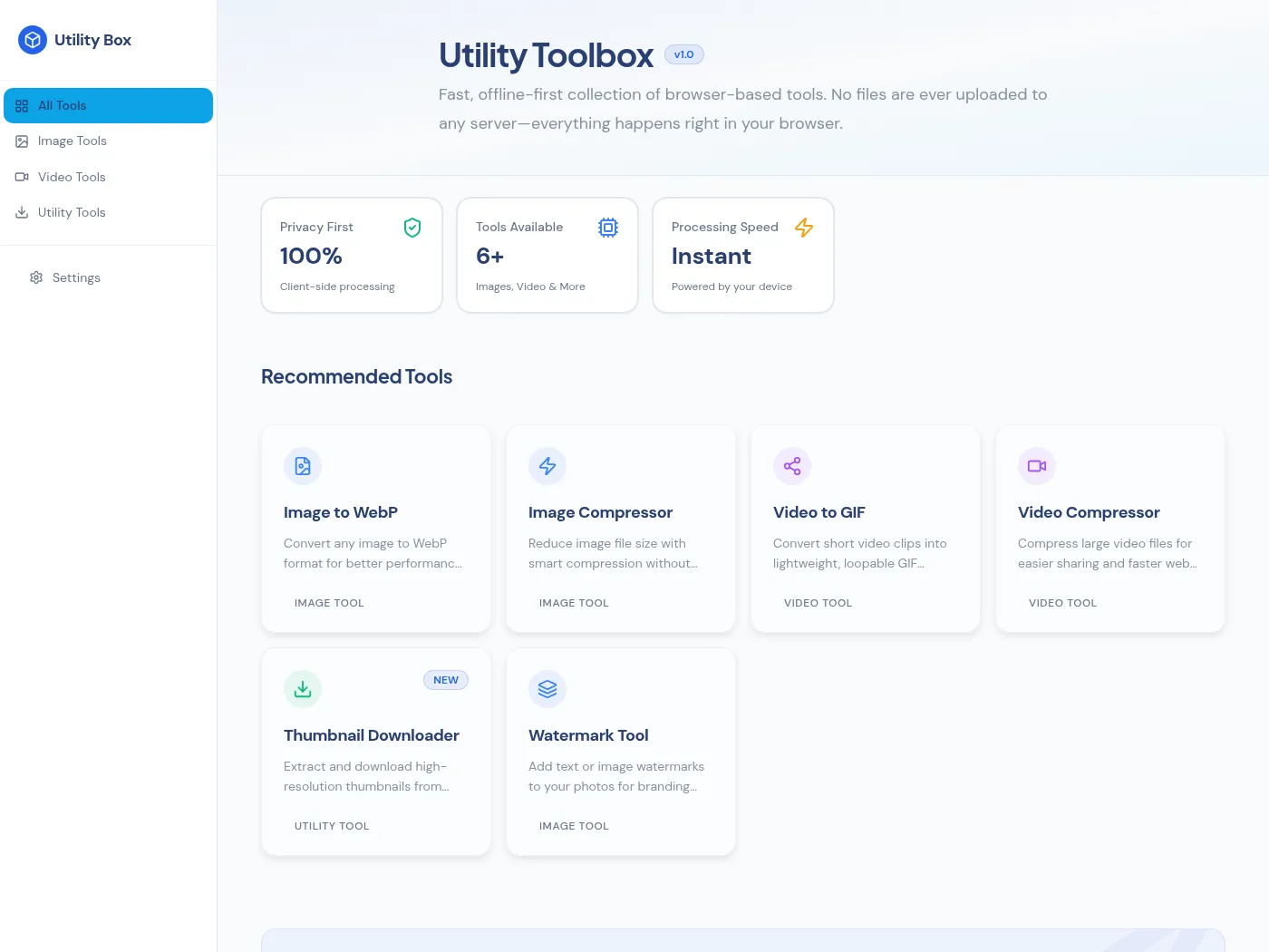 Browser Utility Toolbox