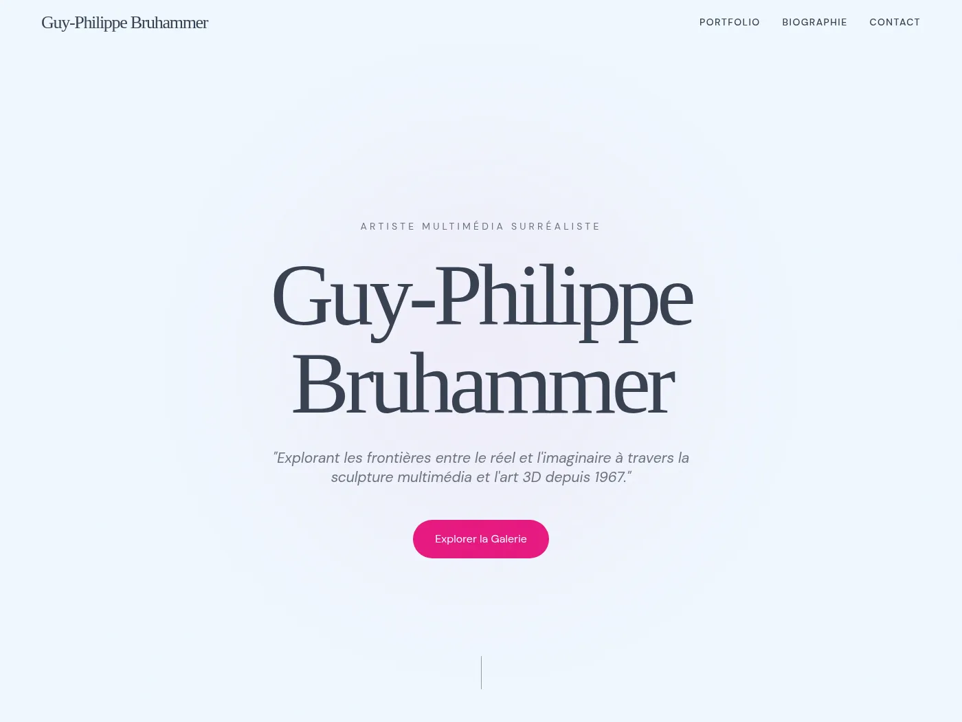 Guy-Philippe Bruhammer Artfolio