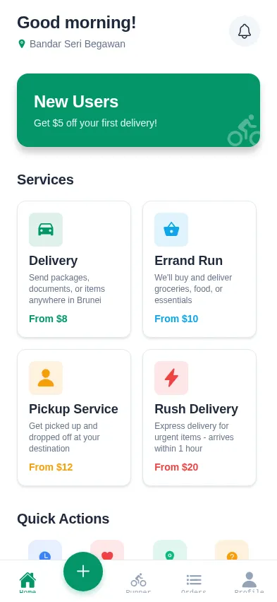 Brunei Errand Runner
