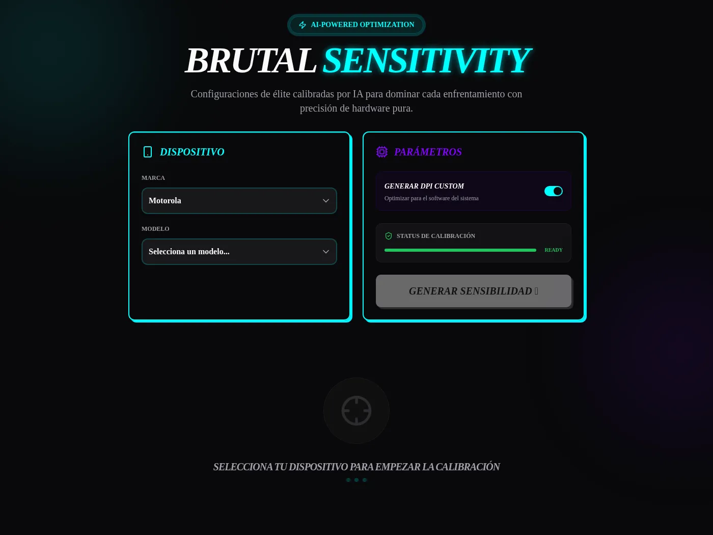 Brutal Sensitivity Generator