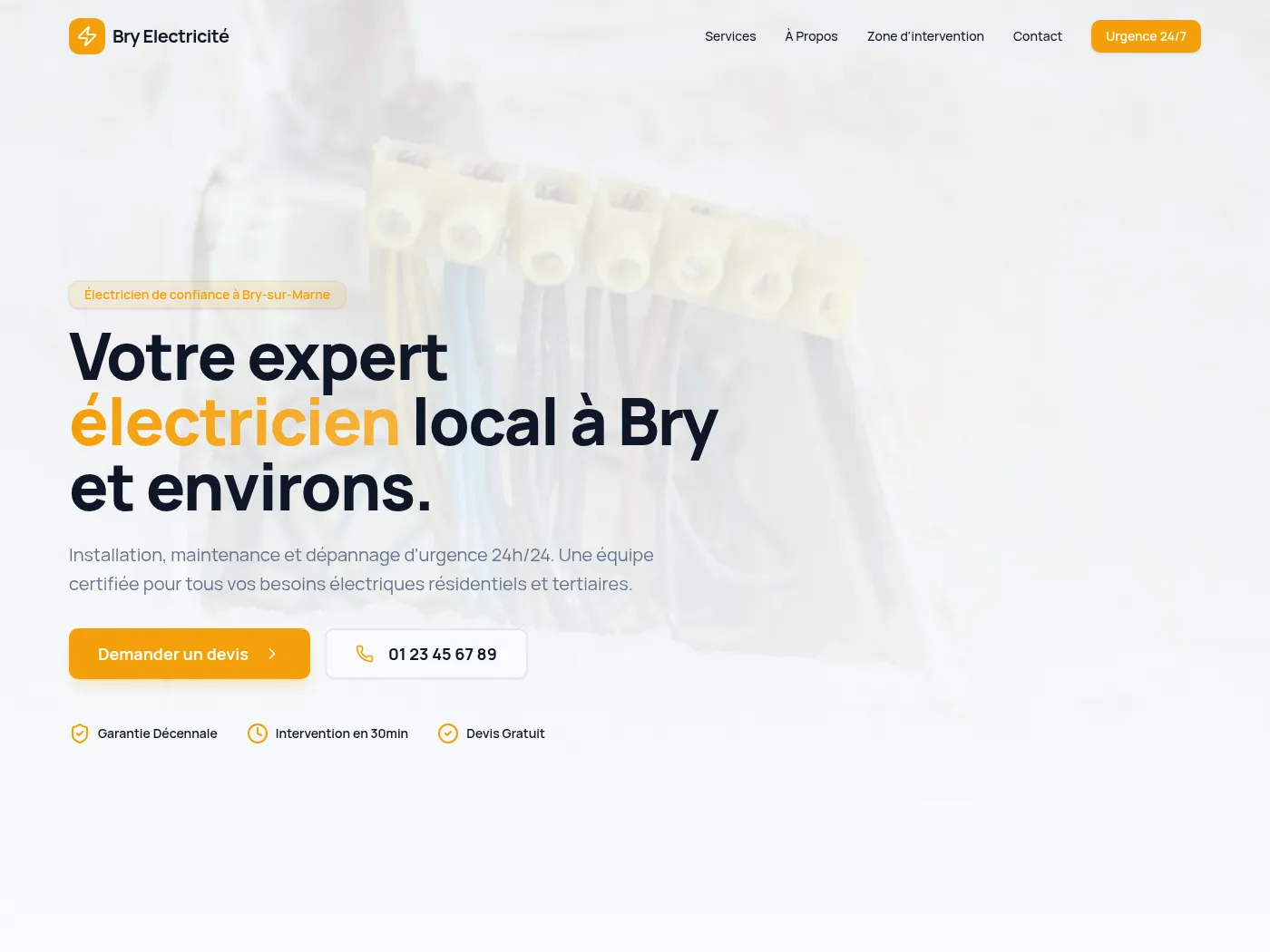 Bry Electricité Web