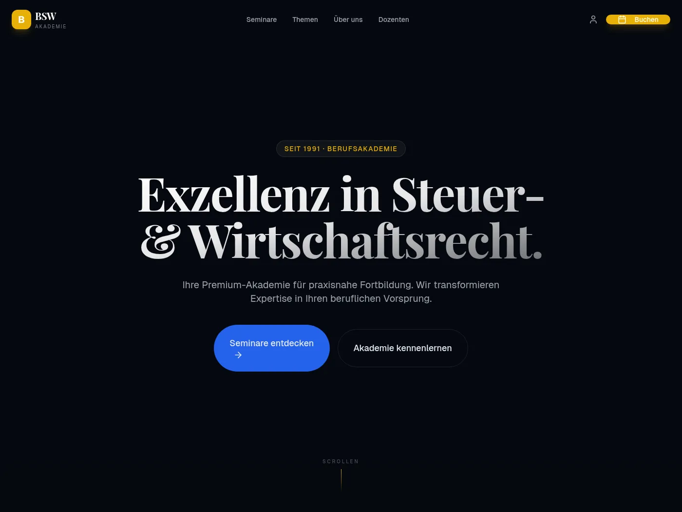 BSW Premium Web Experience