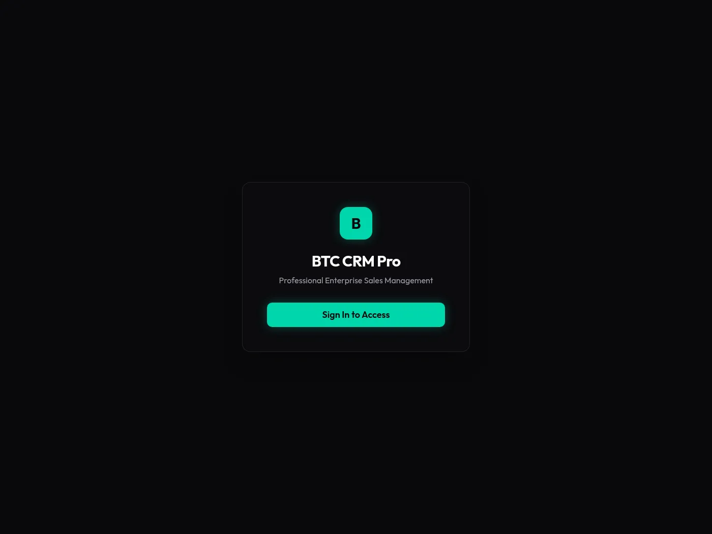 BTC CRM Pro