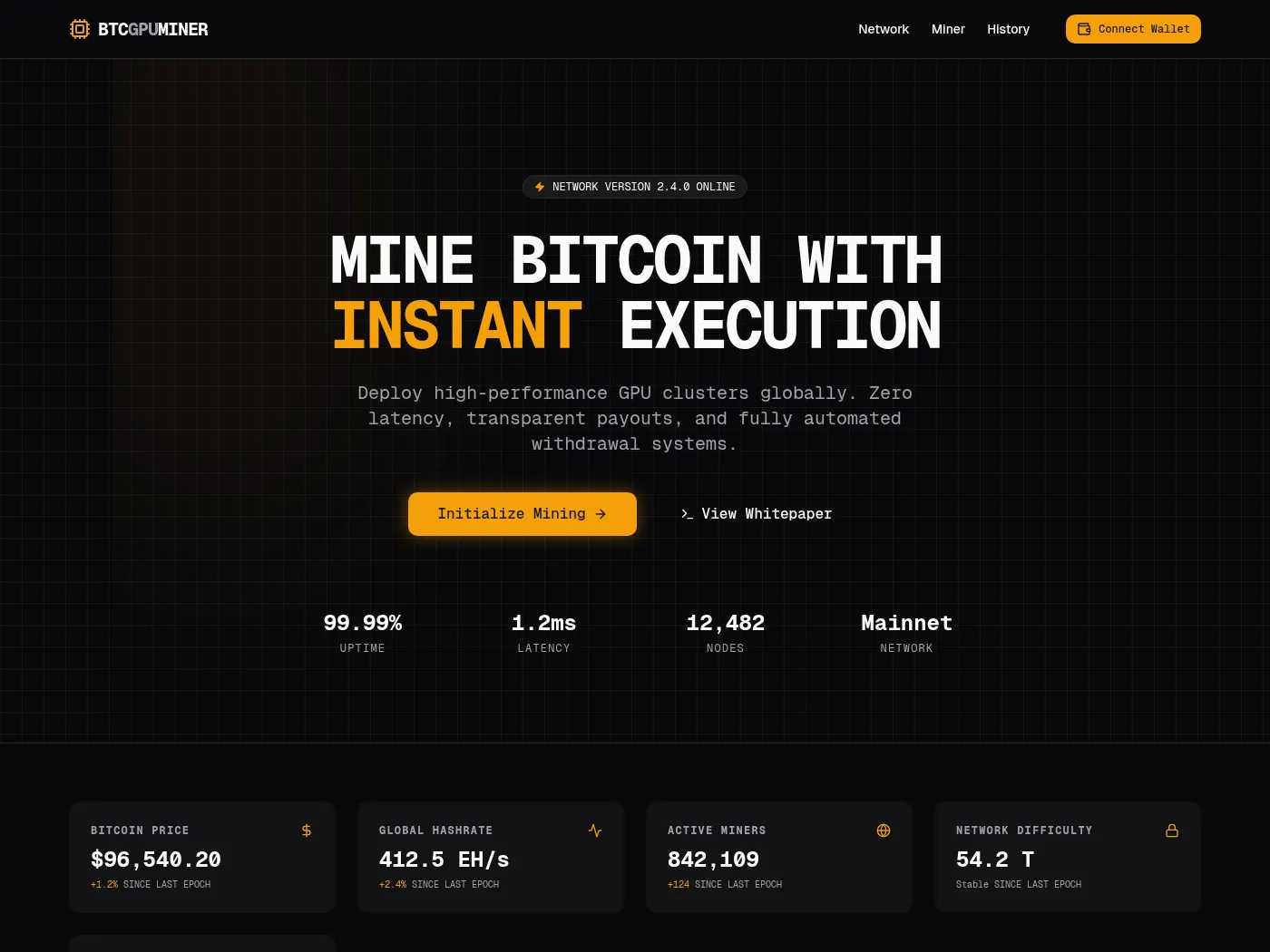 BTC GPU Miner Clone