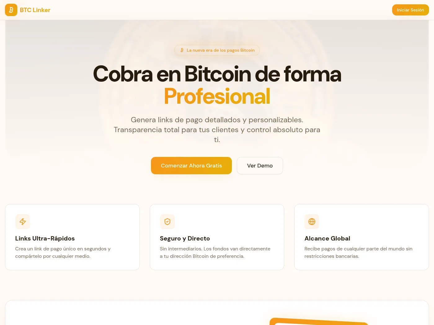 BTC Payment Linker