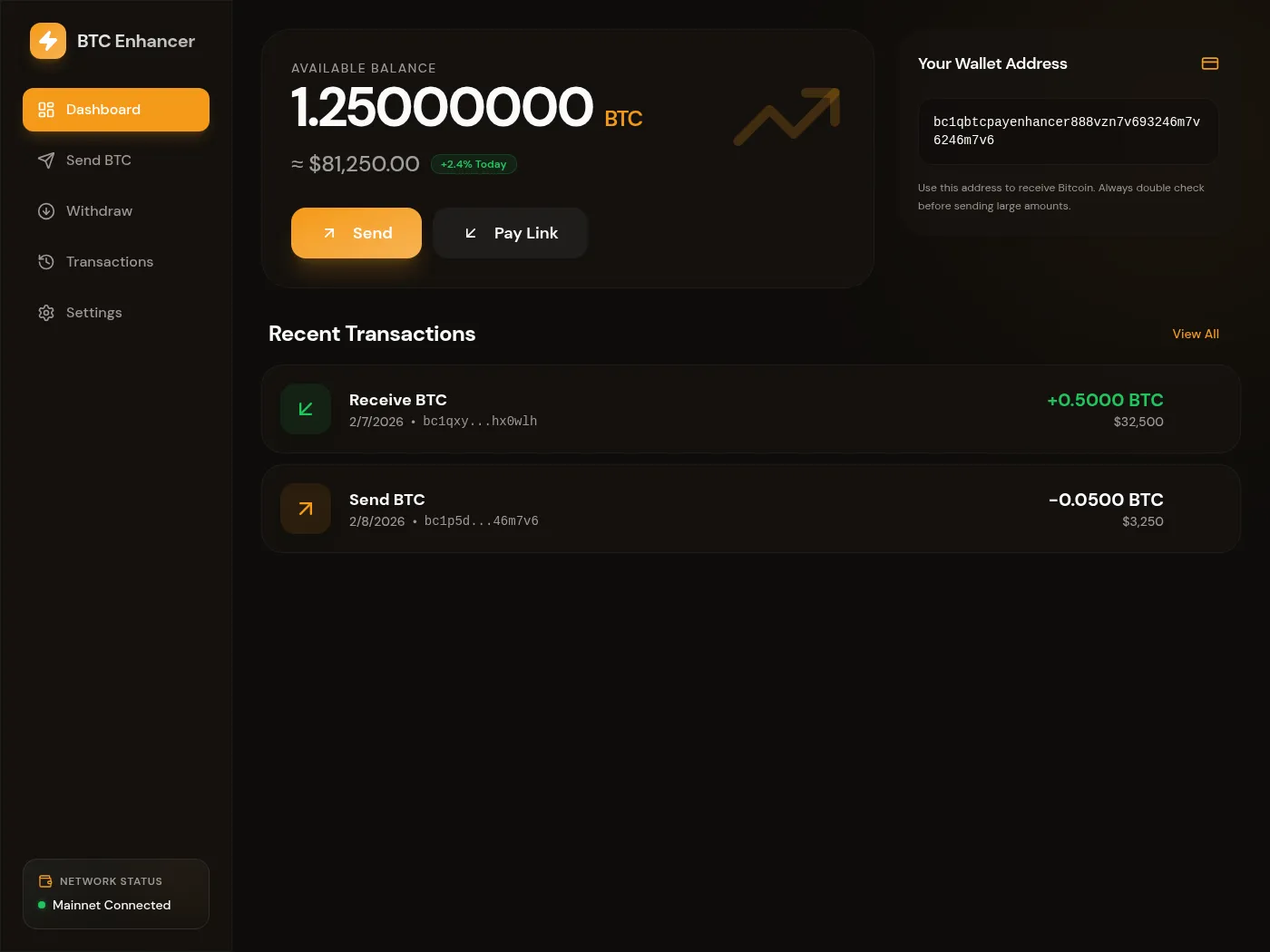BTC Pay Enhancer