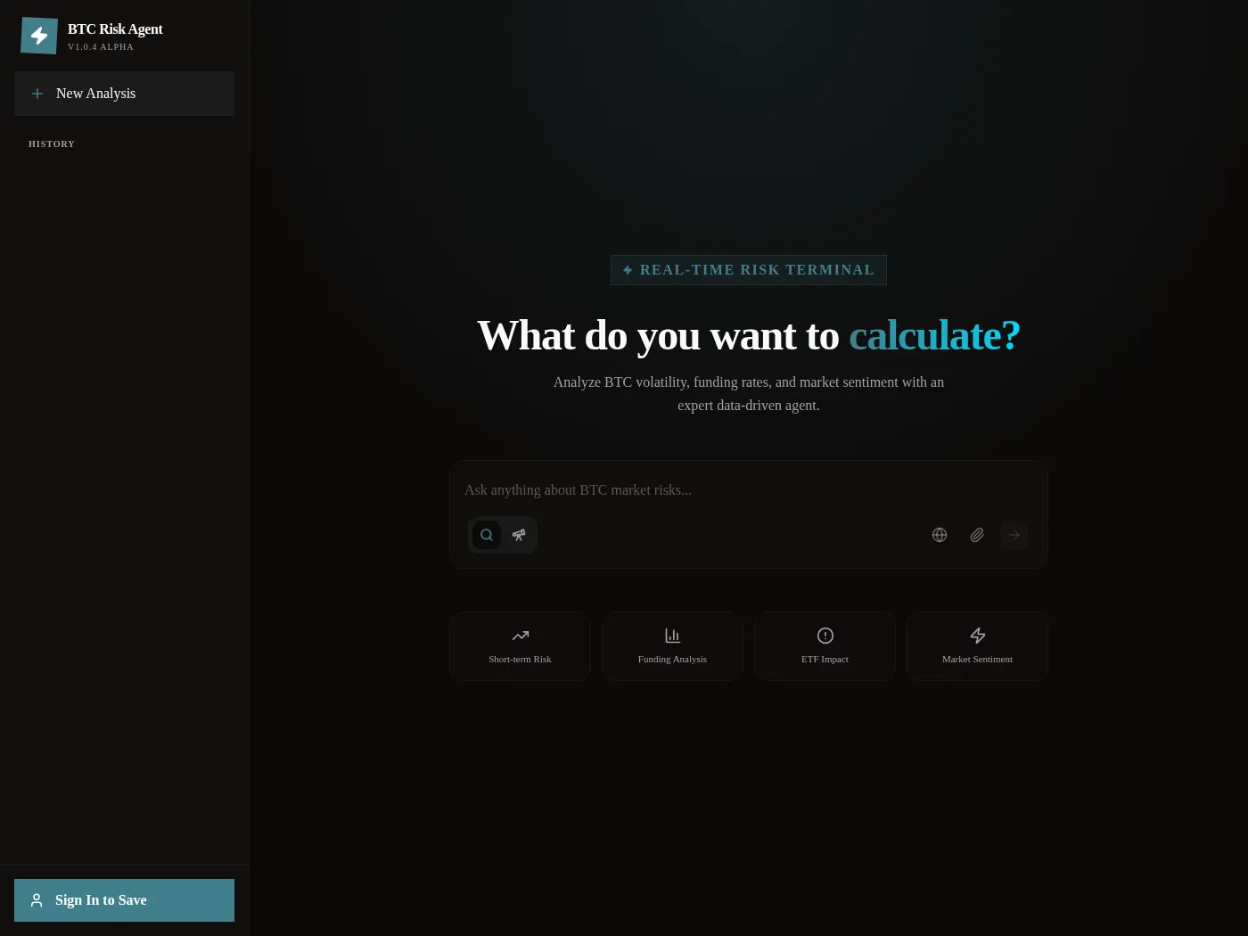 BTC Risk Calculator