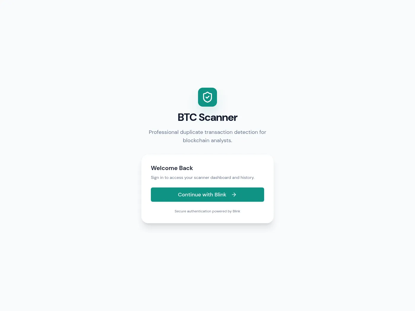 BTC Duplicate Scanner
