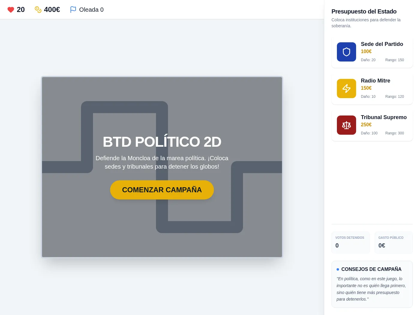 BTD Político 2D
