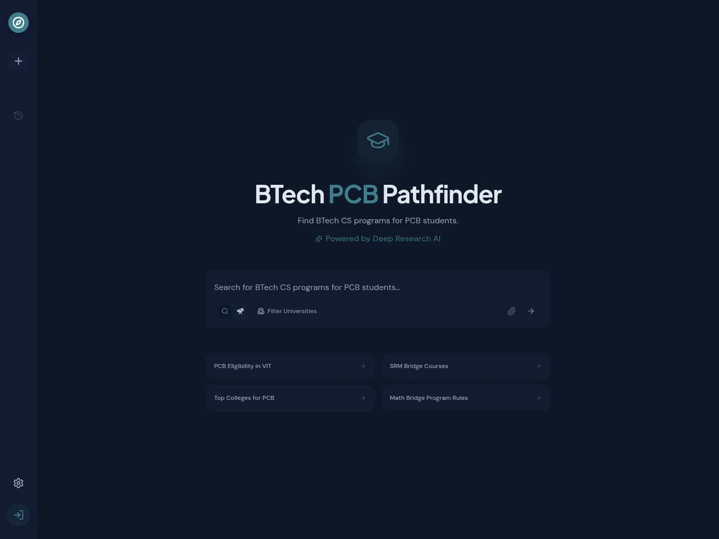 BTech Admission Pathfinder