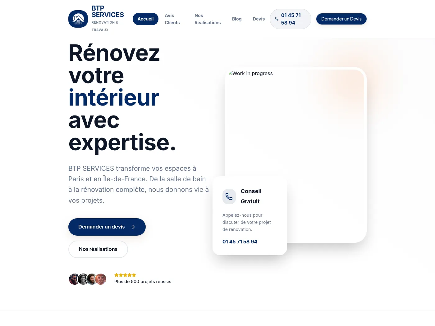 BTP Services Web Portal