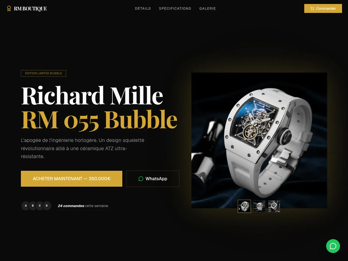 Bubble Watch Storefront