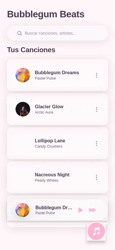 Bubblegum Beats Player