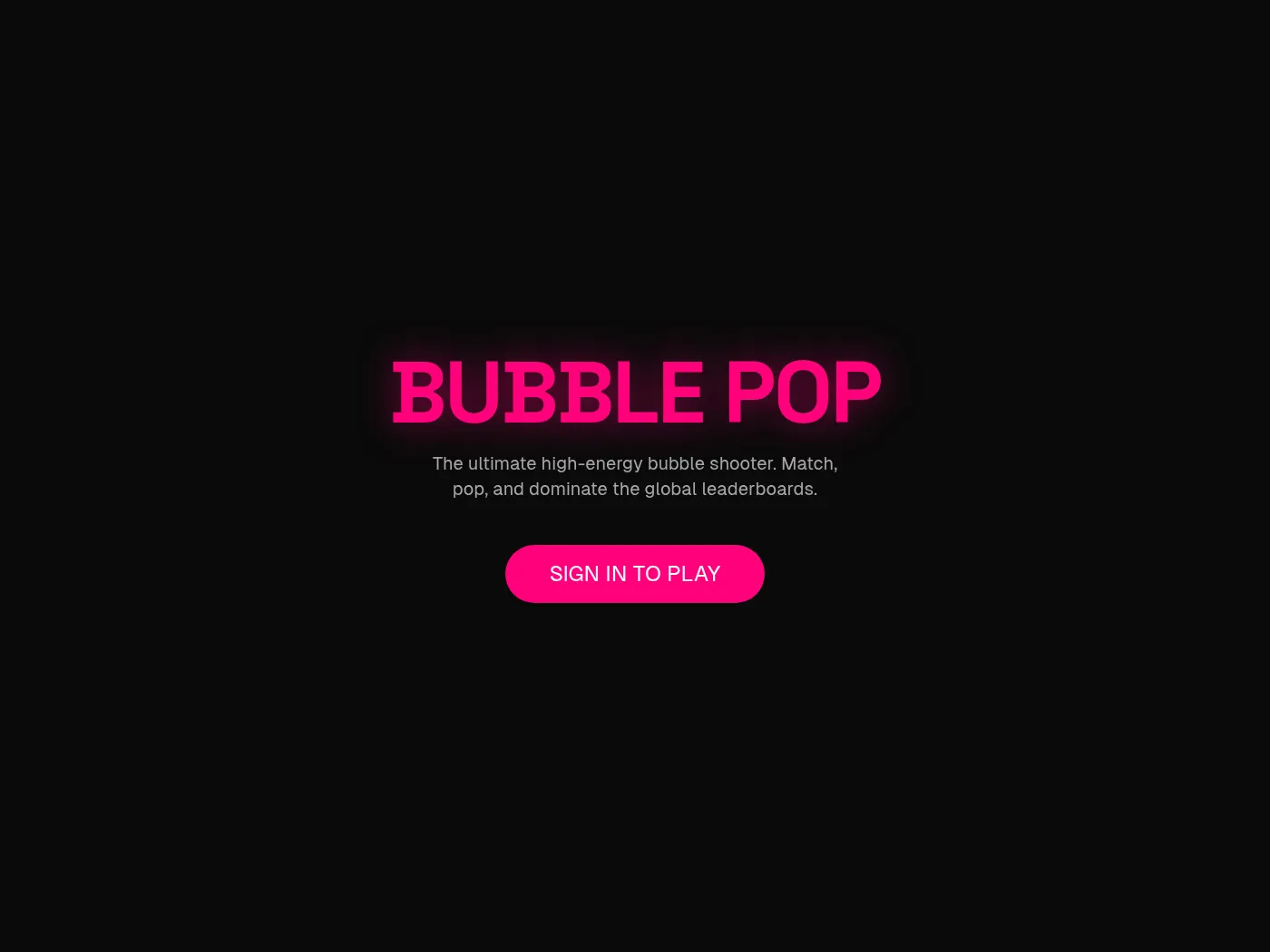 Buble Buble Game