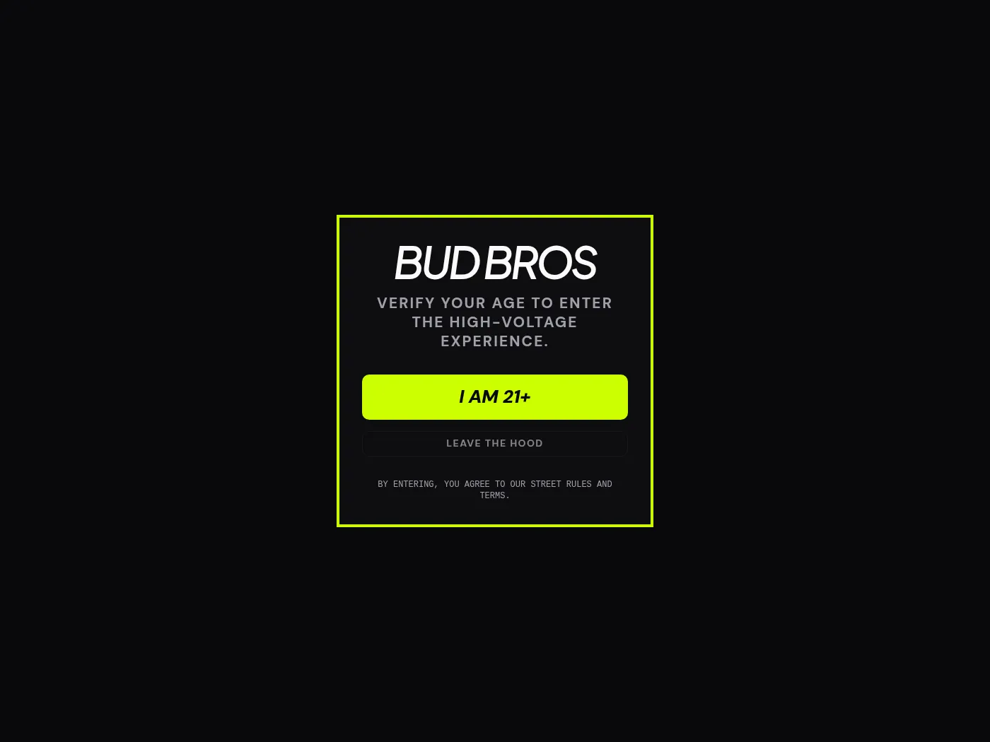 Bud Bros Co. Website