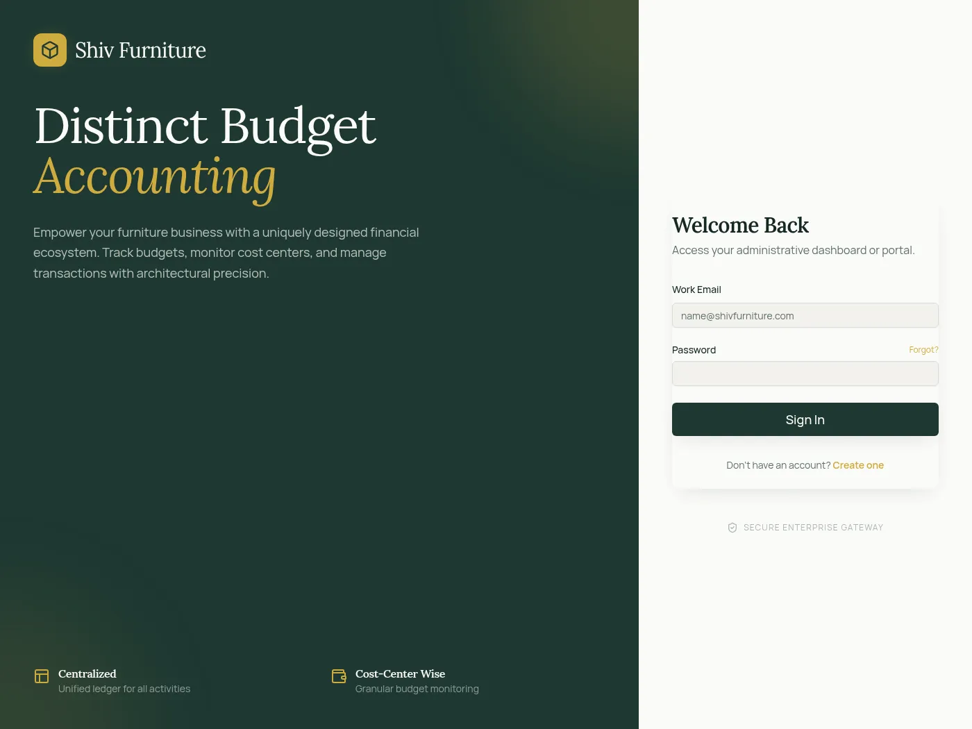 Distinct Budget System