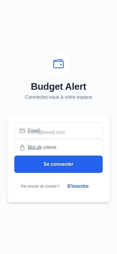 Budget Alert App