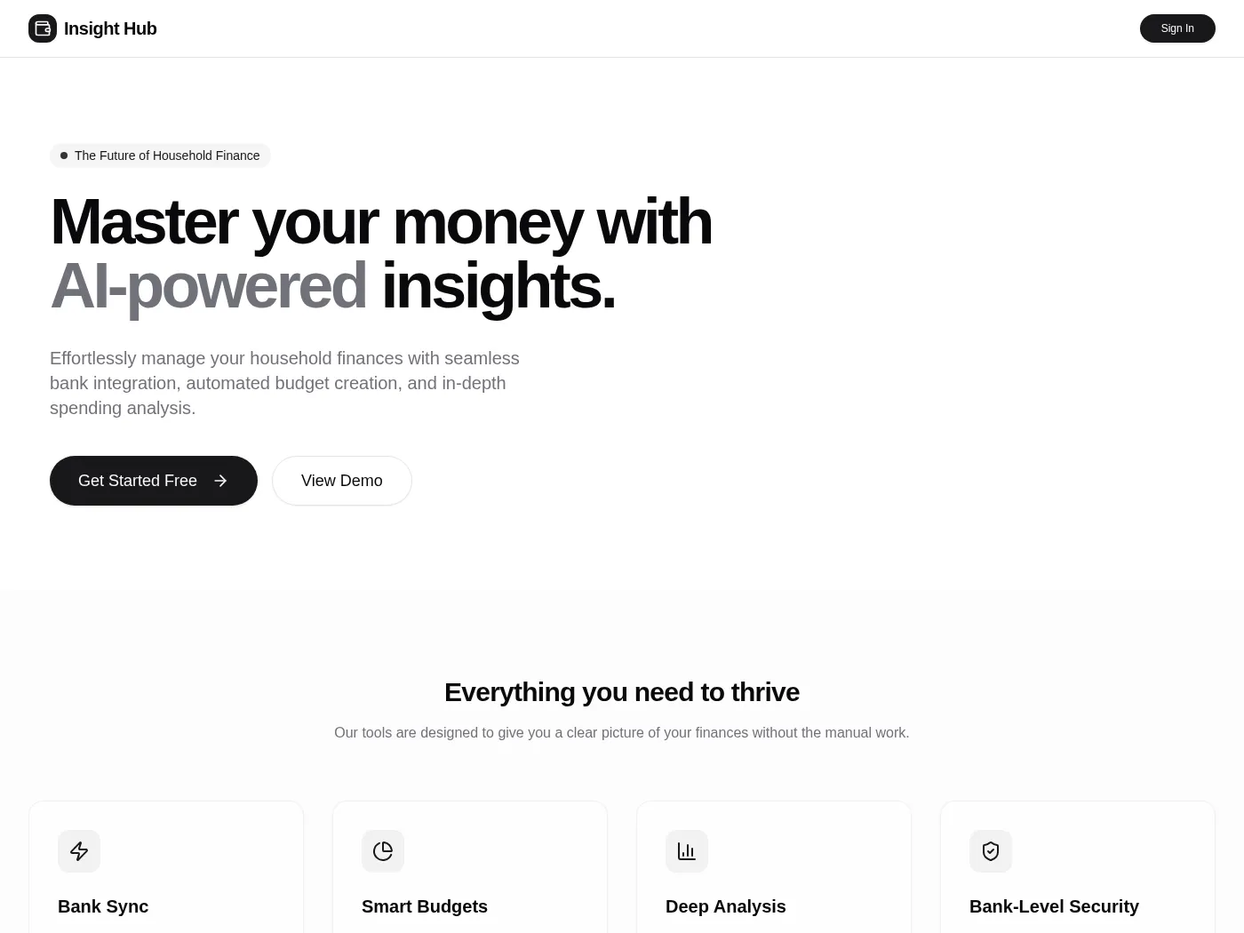 Budget Insight Hub