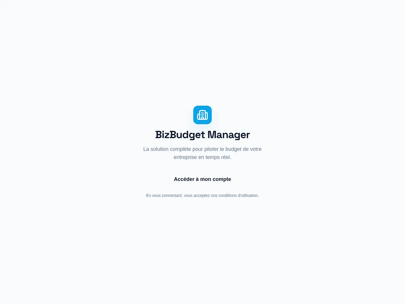 BizBudget Manager