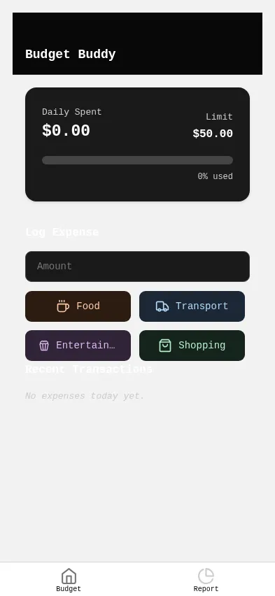 Budget Buddy App