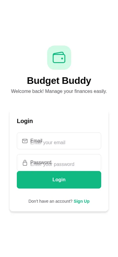Budget Buddy App