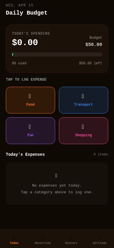 Daily Budget Buddy