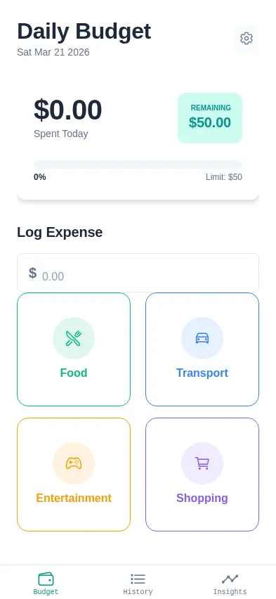 Budget Buddy Mobile