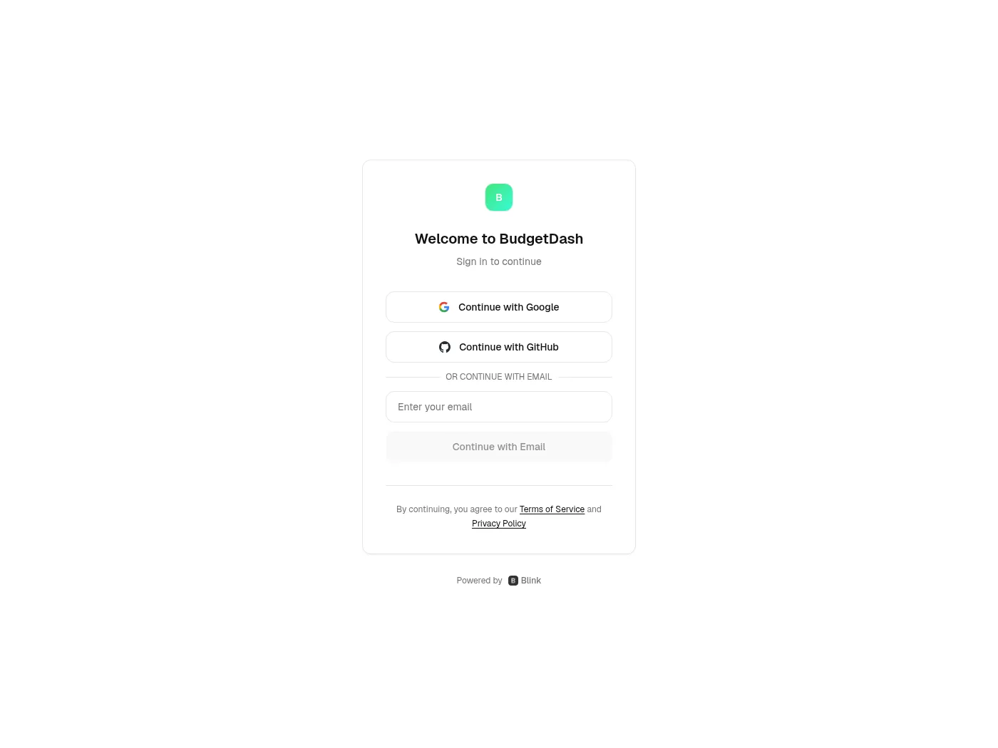 BudgetDash