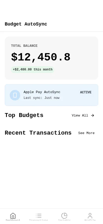 Budget AutoSync