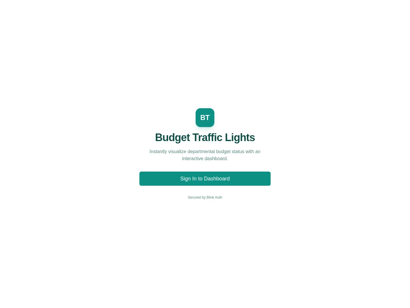 Budget Traffic Lights