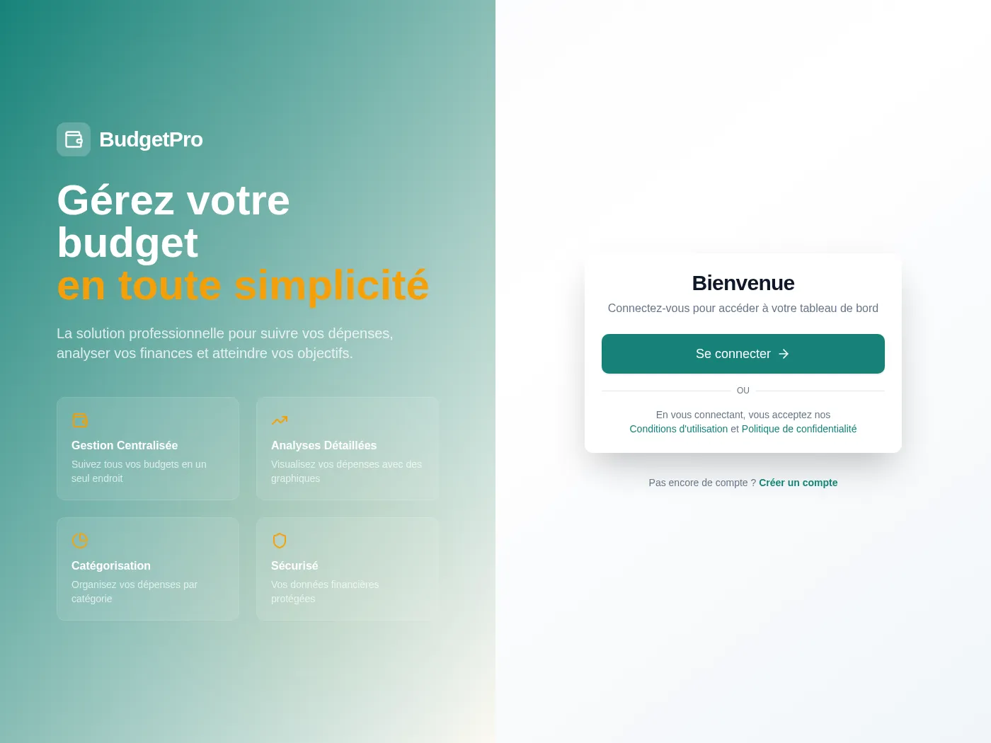 BudgetPro Entreprise