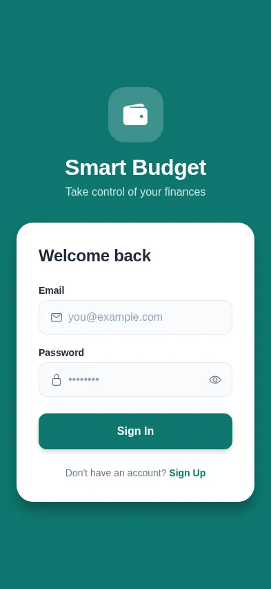 Smart Budget Manager