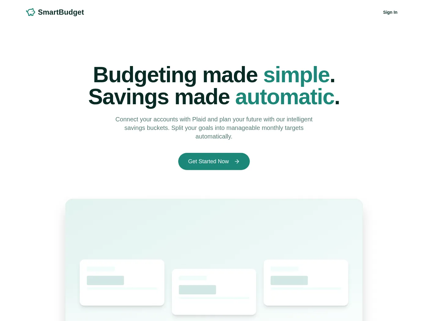 Smart Budget Planner