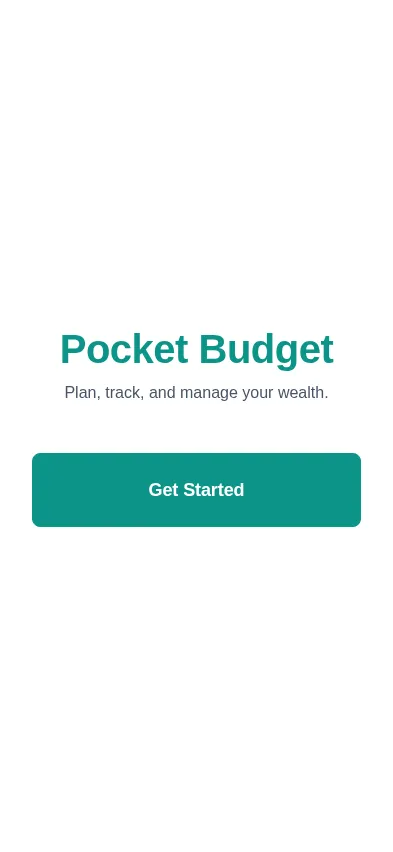 Pocket Budget Planner