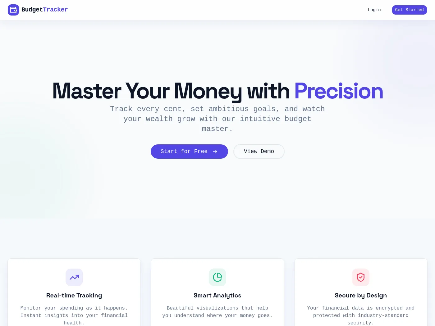 Budget Tracker App