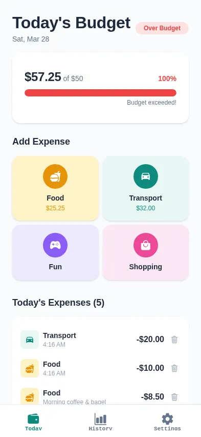 Pocket Budget Buddy