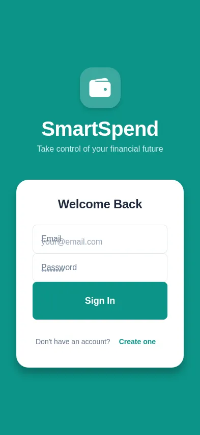 SmartSpend Budget App