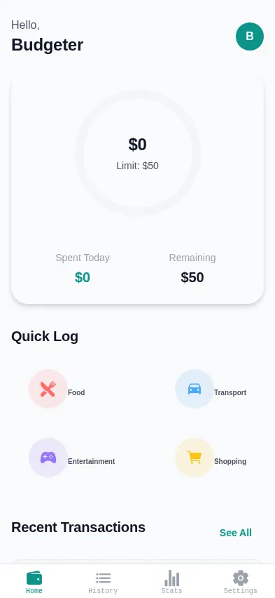 PocketBudget Tracker