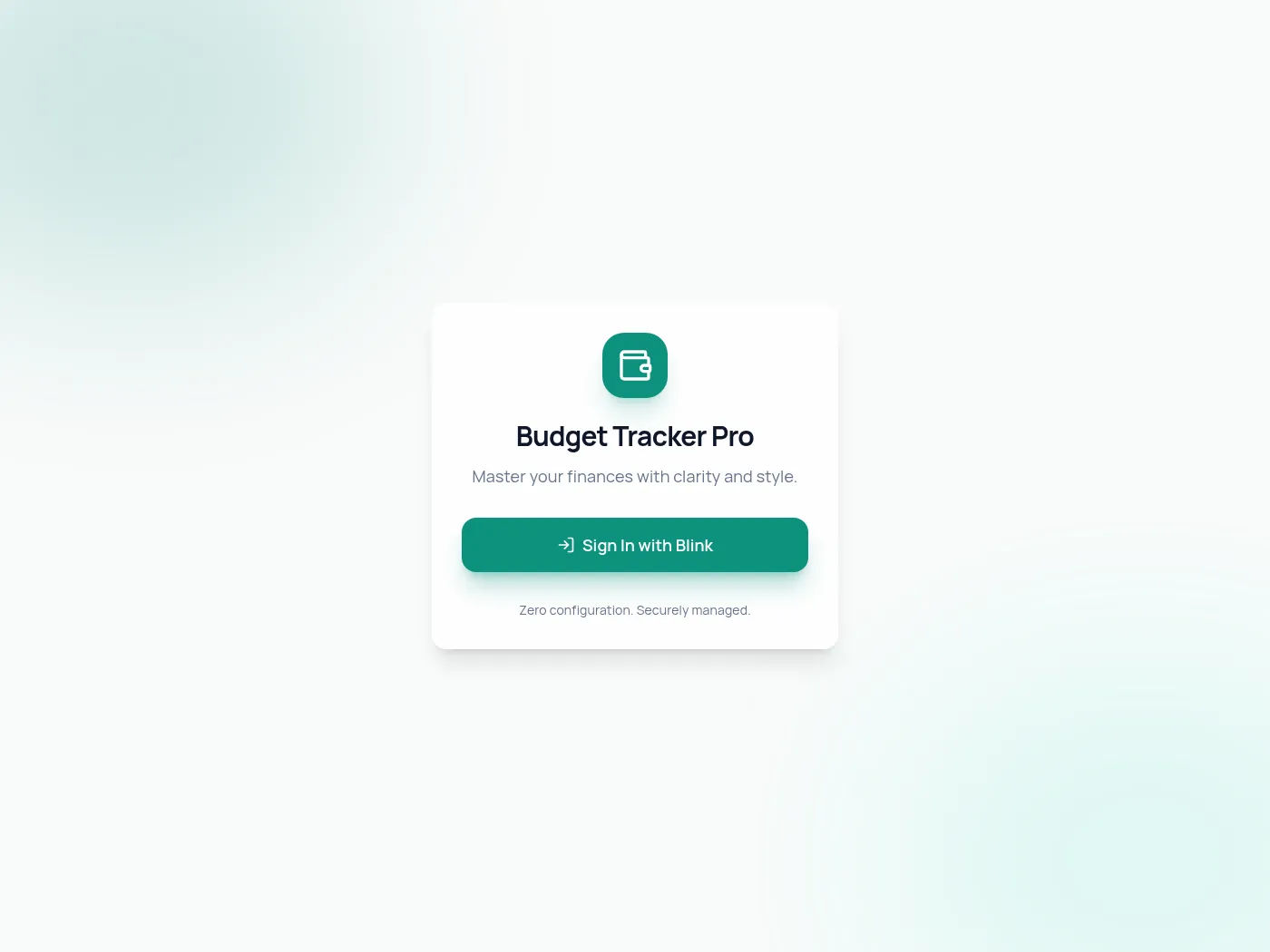 Budget Tracker Pro