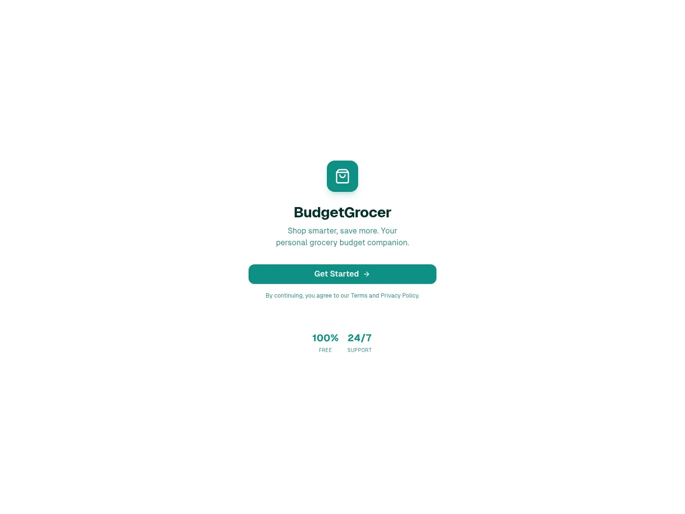 BudgetGrocer App