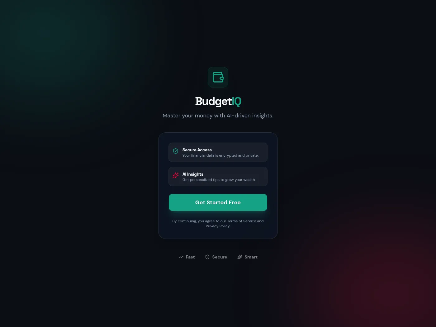 BudgetIQ – AI Budget Manager