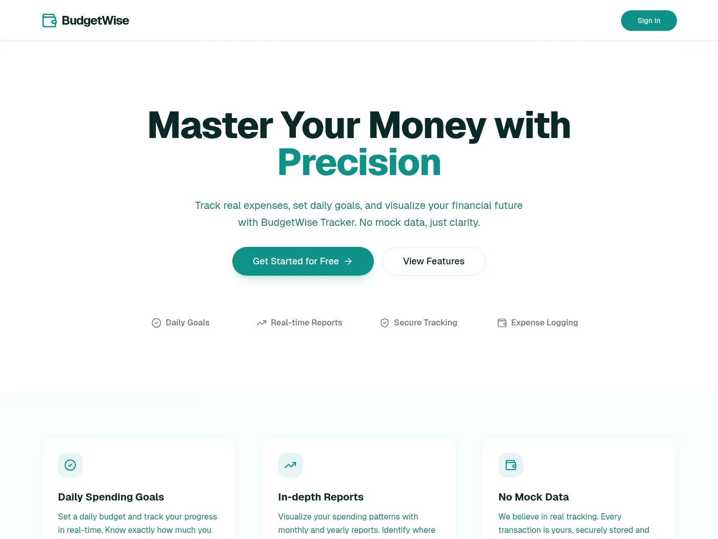 BudgetWise Tracker